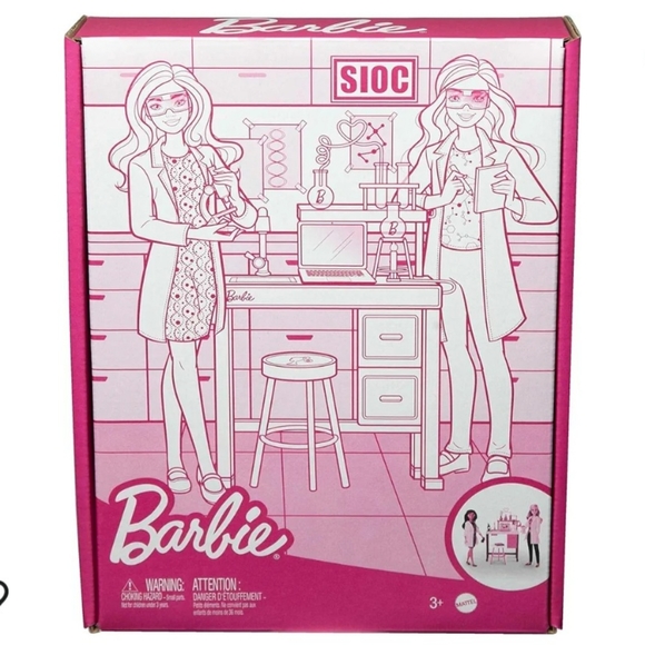 Barbie | Toys | Barbie Science Lab Playset With 2 Dolls Lab Bench And ...